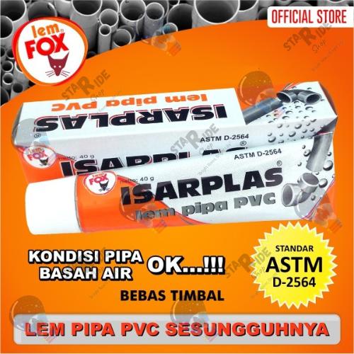 Jual Lem Fox Isarplas Tube Sealant Perekat Lem Pipa PVC Paralon Pralon ...
