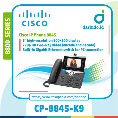 Jual Cisco IP Phone 8800 Series [CP-8845-K9] - SNTC 1 Tahun - Jakarta ...