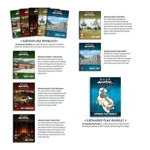 Jual Avatar Legends Roleplaying Game Adventure Booklet Bundle - Jakarta ...