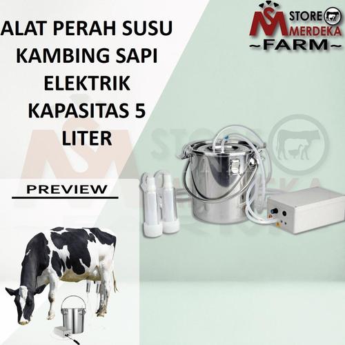 Jual Alat Perah Susu Sapi Kambing Otomatis Kapasitas 5 Liter - Kab ...