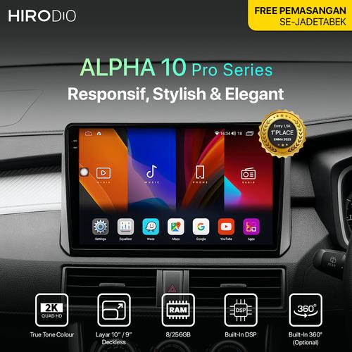Jual HIRODIO Alpha 10 Pro Series - Headunit Android Double DIN 10inch ...
