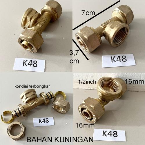Jual Fitting Air Panas Kuningan Sambungan Pipa Nepel Napple Drat Luar Dalam - K48 - Jakarta ...