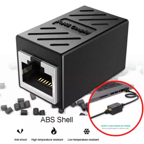 Jual Barel rj45 sambungan kabel lan barrel rj45 coupler cat7 cat6 Cat5 ...