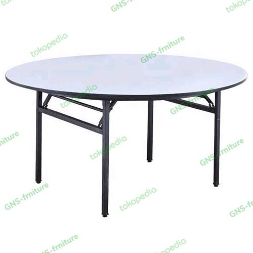 Jual meja lipat bulet/round table/coustem - Kab. Bogor - GNS-frniture ...