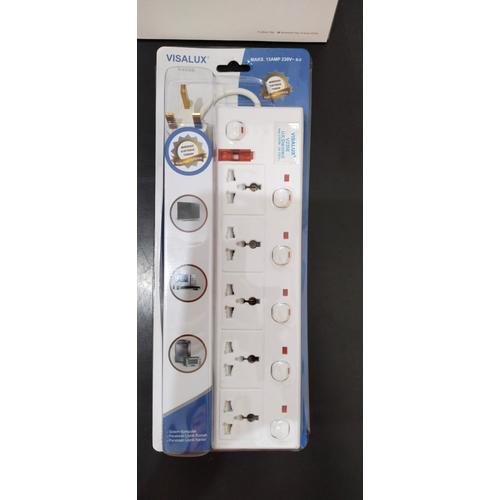 Jual Visalux V235E Kabel Extension 5 port 2.5M Max 13A 230V - Kota ...