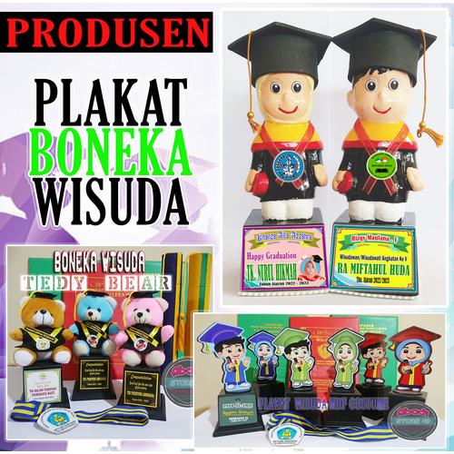 Jual BONEKA WISUDA BAHAN GIPSUM | Plakat WISUDA | CINDERAMATA WISUDA ...