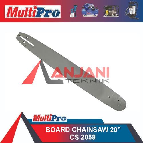 Jual MULTIPRO GUIDE BAR CHAIN SAW 20 INCH PAPAN CHAINSAW CS 2058 BOARD ...