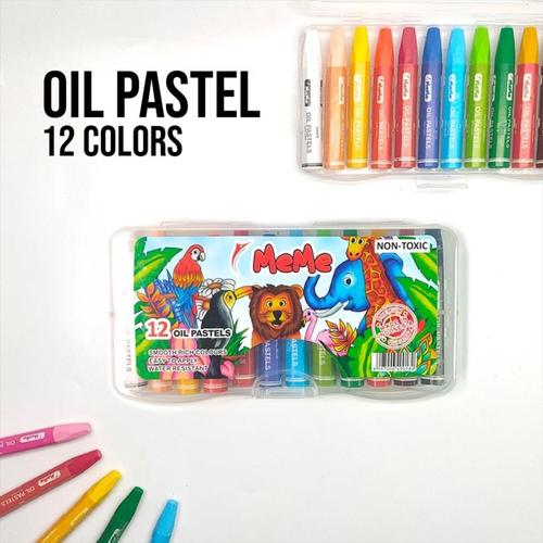 Jual Crayon Oil Pastel Meme - 12 Warna - Kota Malang - ANEKA STATIONARY ...