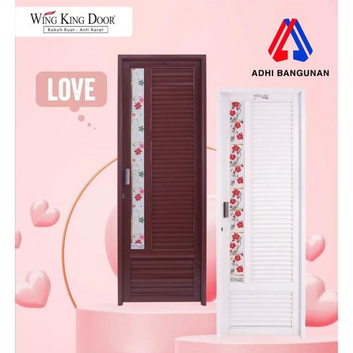 Jual Pintu Kamar Mandi Wing King Door Galvalum - Cokelat - Kota Bandung ...