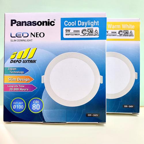 Jual Panasonic Led Neo Slim Downlight 9 Watt / Led downlight 9w - 6500k ...