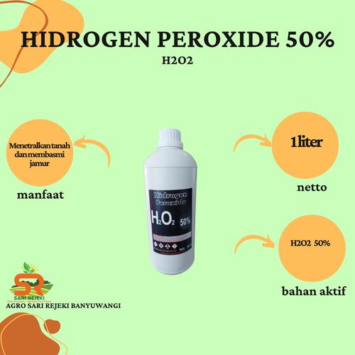 Jual HIDROGEN PEROXIDE ATAU H2O2 50% 1L - Kab. Banyuwangi - AGRO SARI ...