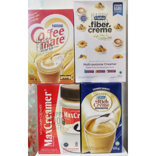 Jual MAX CREAMER/COFFEE MATE/ELLENKA FIBER CREAM/RICH CREME/KRIMER ...