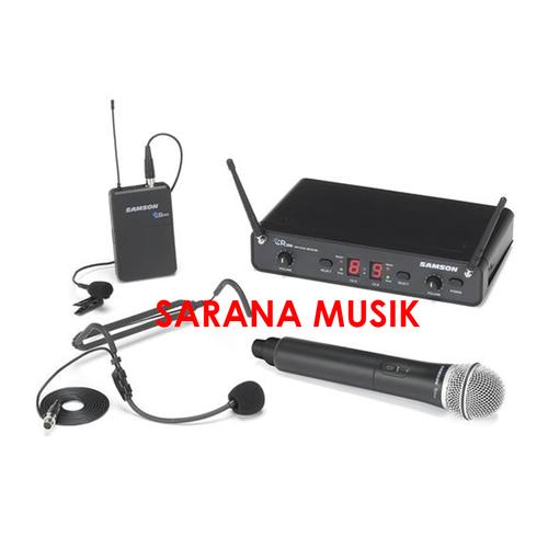 Jual Mic Wireless SAMSON CONCERT 288 ALL IN ONE Mic Handheld Headset ...