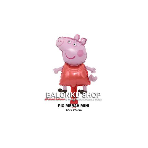 Jual Balon Foil Peppa Pig / Balon Peppa Pig / Balon Pig - PIG MERAH ...