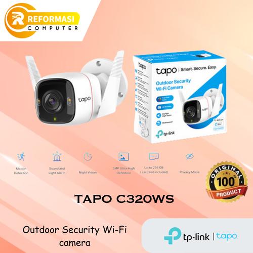 Promo Tapo C320WS Outdoor Security Wi-Fi Camera - Tplink C 320ws ...