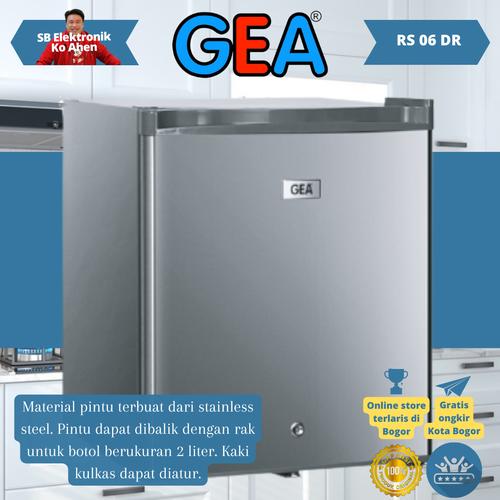 Jual GEA Mini Bar RS-06DR Kulkas Portable [Stainless Steel] - Kota ...
