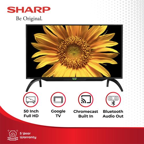 Promo Sharp LED Tv 2T-C50EG1I Full-HD Android TV with Google Assistant ...