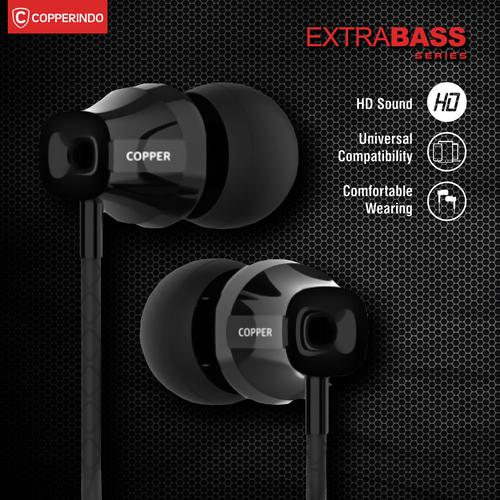 Promo COPPER EXTRA BASS Series Earphone/Headset/Handsfree/Hf - CP014 ...