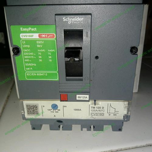 Jual mccb CVS 160f 125A 3p schneider - Jakarta Pusat - multindoelekric | Tokopedia