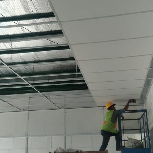 Jual Rangka acustic Panel GRC 4 MM ( 120x60) +cat putih+Rangka cros ...