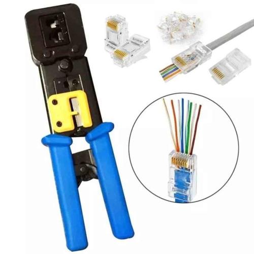 Jual Tang RJ45 Anti Gagal Crimping Tool Konektor RJ 45 RJ11 Cat6 Cat5 ...