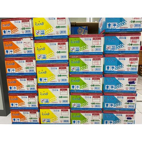 Jual Kertas Continuous Form 2 Ply / 3 Ply / 4 Ply / 5 Ply / Merk Gand ...