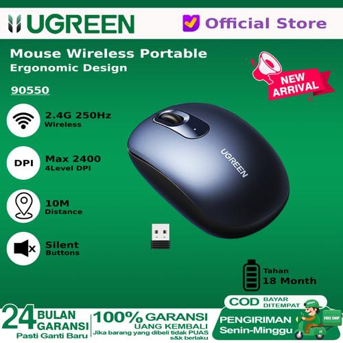 Jual Ugreen Mouse Wireless 2.4Ghz Silent Click Mouse Wireless 90550 ...