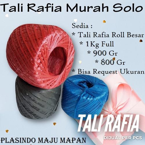 Jual Tali Rafia 1 Kg / Tali Rafia Plastik 1 Kg Full / Tali Rafia Warna ...