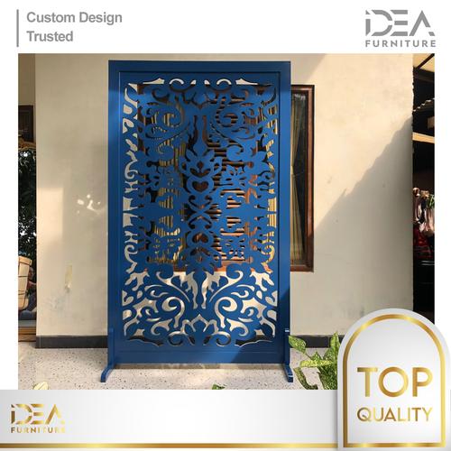 Jual Partisi Hias Geometris Penyekat Ruangan Minimalis CNC Cutting ...