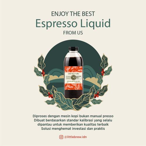 Jual Konsentrat Espresso Liquid 1 Liter | Campuran Kopi Susu /Aren ...