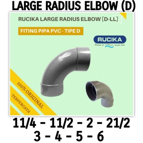 Jual Large radius elbow 11/4 11/2 1,5 2 2,5 3 4 5 6 inch D Long bow ...
