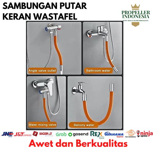 Promo Sambungan Selang Keran Air Elastis 360 Derajat Slang Kran ...