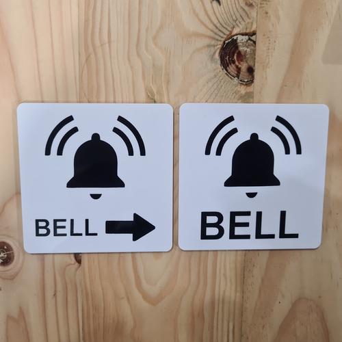 Jual Bell | Papan Sign Board Akrilik Sticker Stiker Oracal - Putih ...