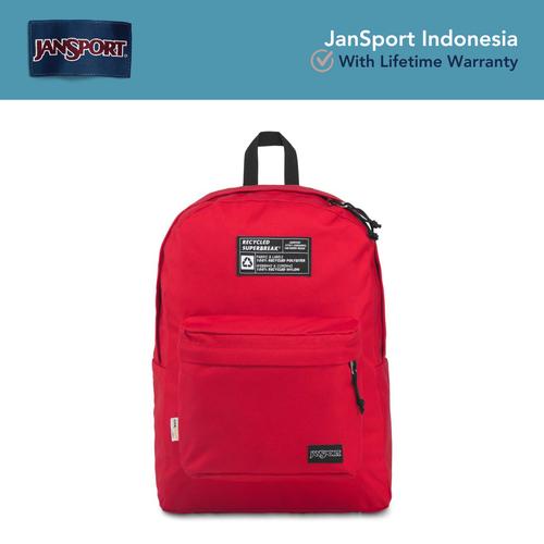 Promo JanSport Tas Ransel Backpack Recycled SuperBreak Red Tape - 05f5 ...