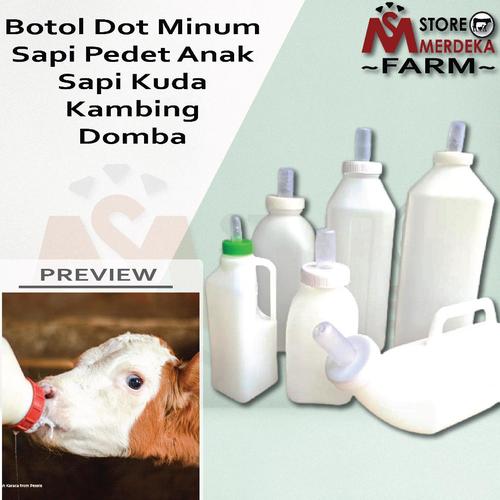 Jual Botol Dot Minum Sapi Pedet Anak Sapi Kuda Kerbau Kapasitas 1 Liter ...