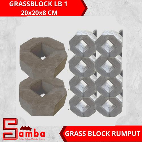 Jual GRASSBLOCK LB 1 20x20x8 cm/ GRASS BLOCK RUMPUT - Kota Tangerang ...