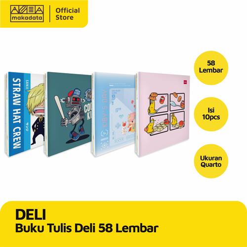 Jual BUKU TULIS DELI 58 LEMBAR (1PACK) MURAH - Kota Surabaya - Toko ...