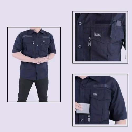 Jual Kemeja Tactical Hexagon Lengan panjang / Kemeja Outdoor - Abu-abu ...