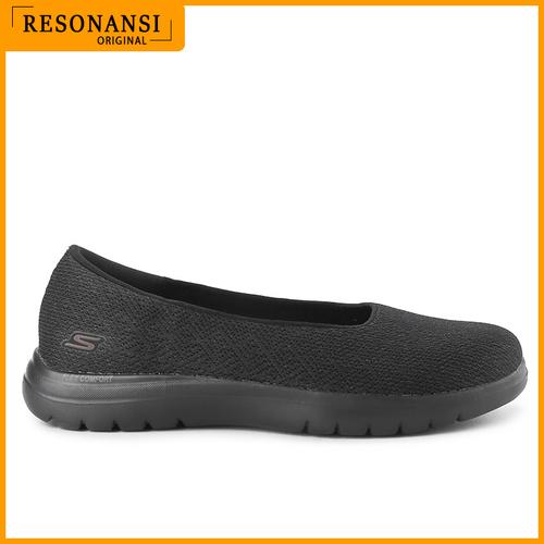 Jual SEPATU WANITA TERBARU SKECHERS ORIGINAL SLIP ON THE GO FLEX HITAM ...