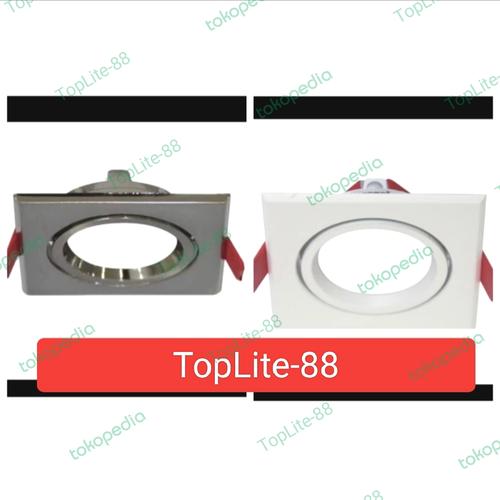 Jual Kap Lampu Sorot Downlight Mr16 NERO Square Armour/Housing SpotLight - Putih - Jakarta Pusat ...