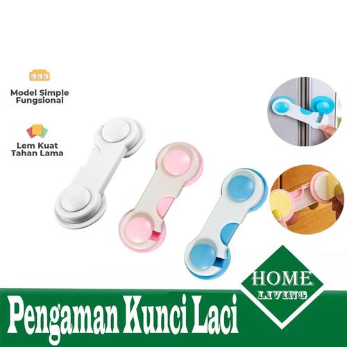 Jual Kancing Gembok Kunci Pengaman Rekat Pintu Lemari Laci Kulkas Anak ...