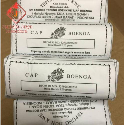 Jual tepung hun kwe cap boenga 120 gr / tepung hunkue / cap bunga asli ...