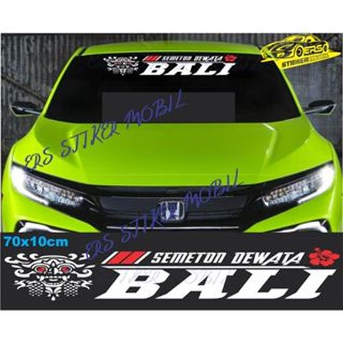Jual STIKER MOBIL STICKER SEMETON STIKER BALI KACA DEPAN UNIVERSAL ...