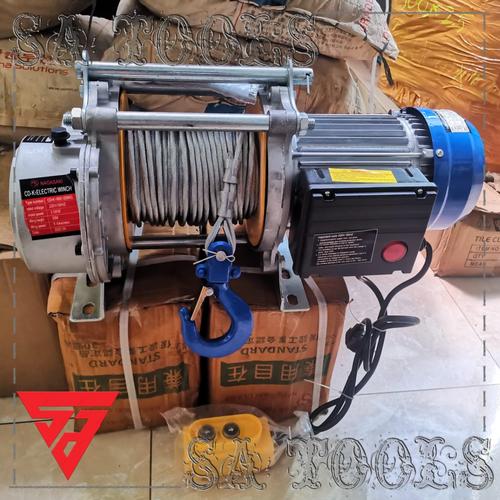 Jual katrol elektrik NAGASAKI winch electric 1200 kg x 50 meter ...