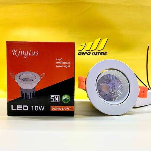 Jual KINGTAS LED Downlight 10 watt Kap lampu downlight 10W / KT6323 ...