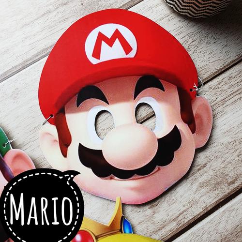Jual Mario Bros Topeng Pesta Mario Bros Birthday Luigi Peach Party Mask ...