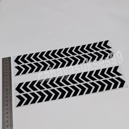 Jual Stiker Mobil Hitam Kilap Sticker Bumper Mobil Black SAFETY SIGN ...