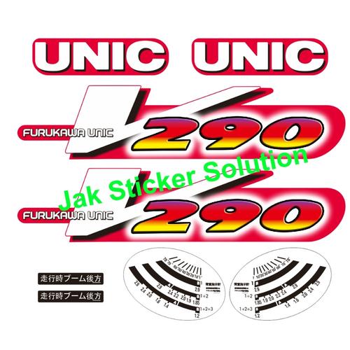 Jual Stiker Crane Unic V290 Furukawa Truck Mounted - Kab. Cirebon ...