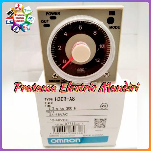 Jual OMRON TIMER H3CR-A8 12-48VDC / 24-48VAC H3CR A8 H3CRA8 24VDC 24V 8 ...