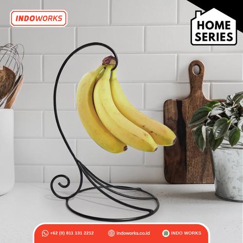 Jual Rak Gantungan Buah Pisang Stand Banana Hanger Fruit Holder Kitchen ...
